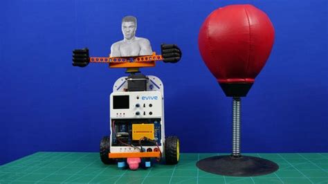 Boxing Robot Using Arduino Embedded Platform With 3d Printed Punches 5 Steps With Pictures