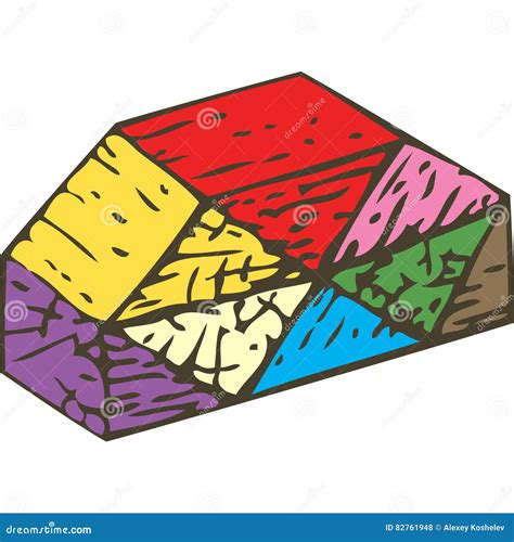 Triangular Prisms Appear To Dissolve Into Airborne Particles Over A Reflective Red Surface