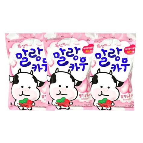말랑카우딸기우유캔디 말랑카우딸기우유맛 79g 3개 홈플러스 택배배송
