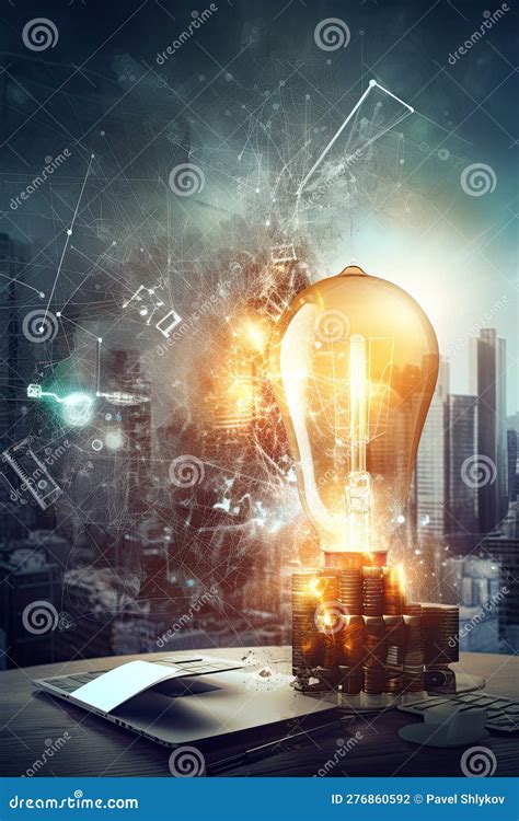 Big Data Concept Digital Neural Network Stock Illustration Illustration Of Technology Growth