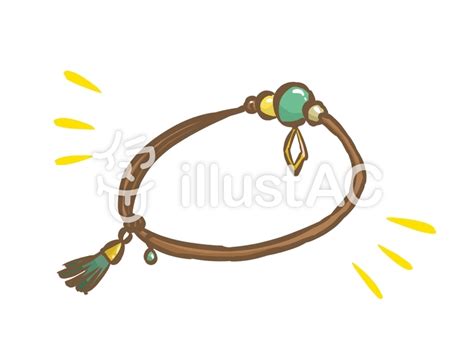 ブレスレットイラスト No 1183511／無料イラストなら「イラストac」