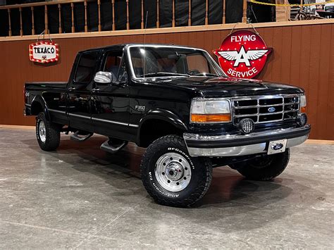 1995 F350 Crew Cab Black Mainly Muscle Cars