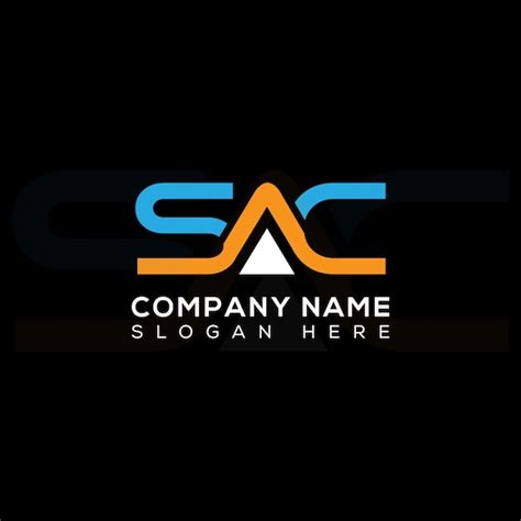 Letter Sac Logo Design Icon Sac Logo Premium Vector