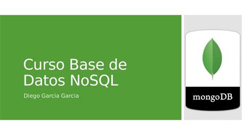 PPTX Curso Base De Datos NoSQL MongoDB DOKUMEN TIPS