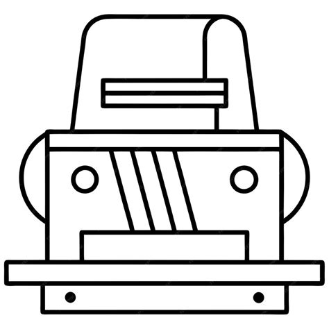 Grader Machine Outline Coloring Book Page Line Art Drawing Premium Ai Generated Vector