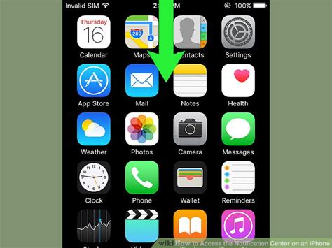 How To Access The Notification Center On An Iphone 11 Steps