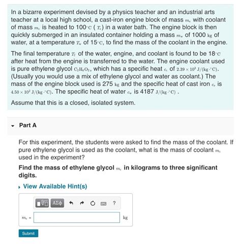 [solved] in a bizarre experiment devised by a physics tea
