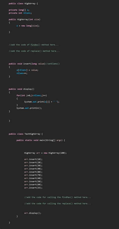 solved the following program contains two classes which are
