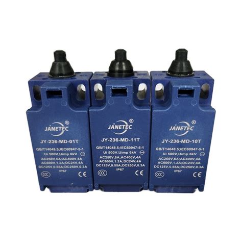 Manual Reset Position Limit Switch Emergency Stop IP Waterproof High Performance Limit