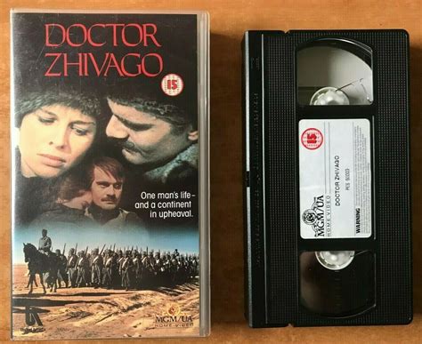 Dr Zhivago Vhs 1965 Omar Sharif Julie Christie Geraldine