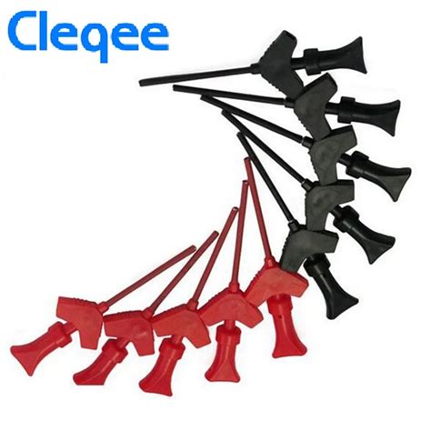 Cleqee P5003 10 개대 Micrograbbers Smd Ic 핀 테스트 프로브 Dupont 커넥터 로직 애널라이저