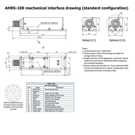 Ahrs 10 High Accuracy Heading Pitch And Roll Data For Static And Dynamic