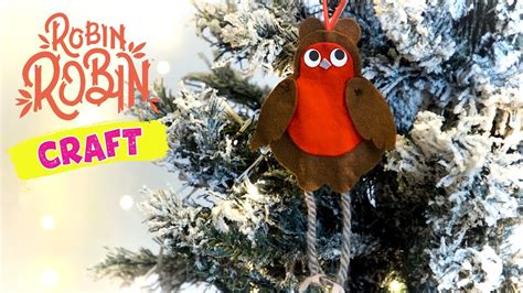 Robin Robin Craft 🎄 Christmas Tree Decoration Youtube