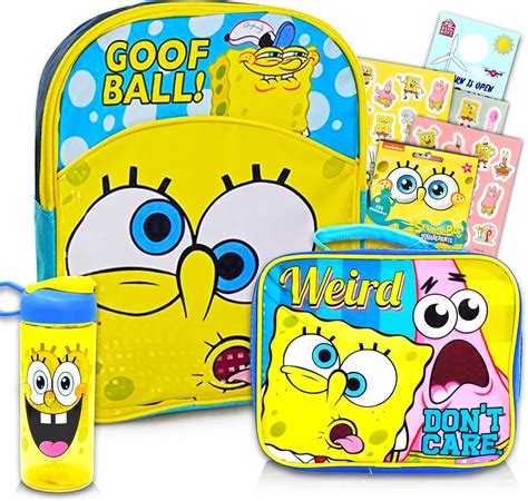 Buy Nick Shop Spongebob Squarepants Backpack And Lunch Box Set 11
