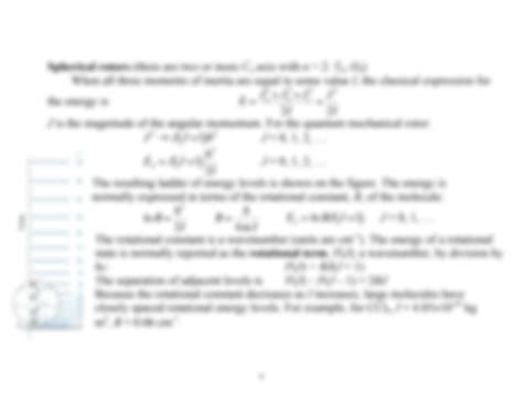 SOLUTION Rotational Spectroscopy Pdf Studypool