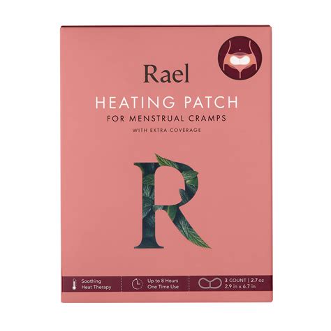 Rael Heating Patch For Menstrual Cramps Organic Bunny
