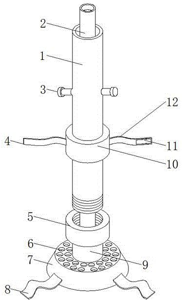 一种肾内科用透析管固定装置的制作方法 2