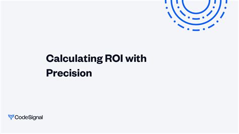 Calculating Roi With Precision Codesignal Learn