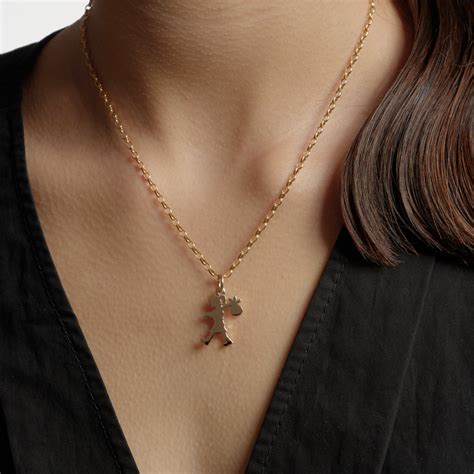 Karen Walker Runaway Girl Necklace Sterling Silver Walker And Hall