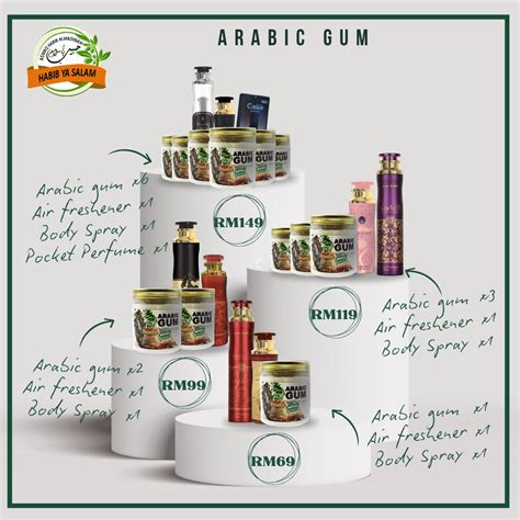 Arabic Gum Set Habib Ya Salam