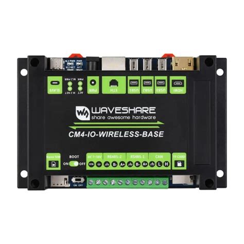 Waveshare Industrial Iot Wireless Expansion Module For Raspberry Pi