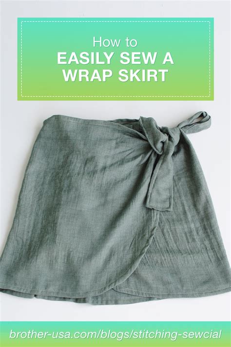 Simple Wrap Skirt Tutorial And Free Pdf Pattern Artofit