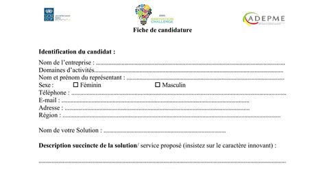 3 Fiche De Candidature Wicdocx Docdroid