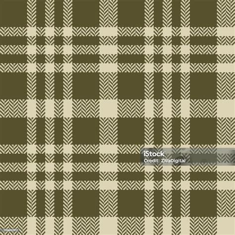 녹색 격자 무늬 패턴 벡터입니다 스카프 판 초 담요 또는 다른 섬유 디자인에 대 한 헤링 본 픽셀 타탄 체크 격자 무늬 그림 0명에 대한 스톡 벡터 아트 및 기타 이미지