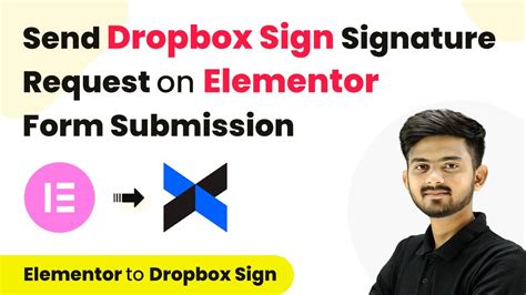 How To Send Dropbox Sign Signature Request On Elementor Form Submission Using Pabbly Connect