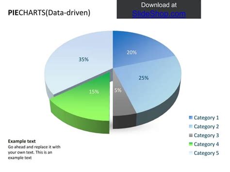 Pie Chart Data Driven Ppt