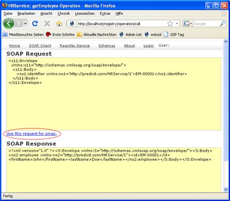 Testing A Web Service Using The Generic SOAP Client