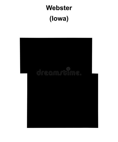 Webster Outline Map Stock Illustration Illustration Of Area 361544301