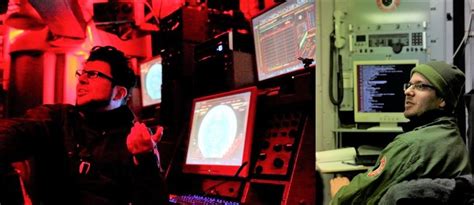 Gui Terminals For Radar Functions On The Bridge Left And A Chat