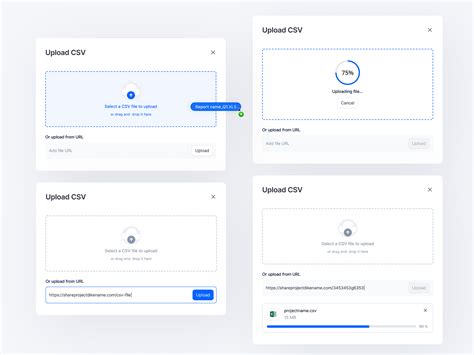 Upload Csv Ui Design Dashboard Design Dashboard Design Template