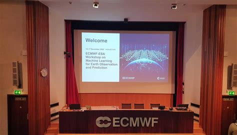 Ecmwf Esa Workshop On Machine Learning For Earth Observation And Prediction Space Geodesy