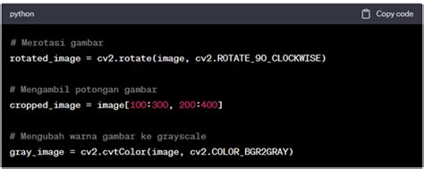 Pengenalan Ke Image Processing Dengan Opencv Di Python