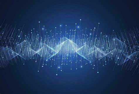 Abstract Technology Background With Big Data Internet Connection