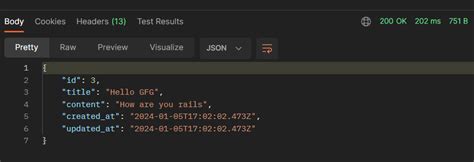 How To Build An Api With Ruby On Rails Geeksforgeeks