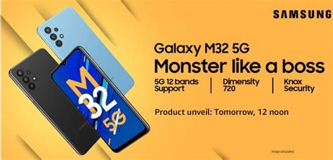 Samsung Galaxy M32 5G To Be Priced Under 340 In India GSMArena Com News