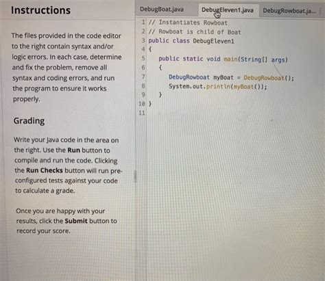 solved instructions the files provided in the code editor to