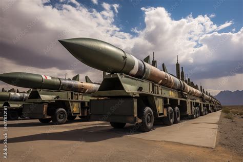 Rocket Launch Military Vehicle Multiple Launch Rocket System Grad Soviet And Russian Multiple