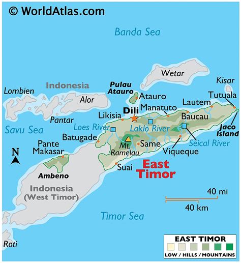 Timor Leste Maps And Facts World Atlas