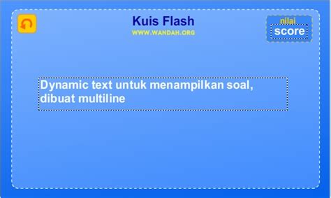 Tutorial Membuat Game Kuis Dengan Flash As 3