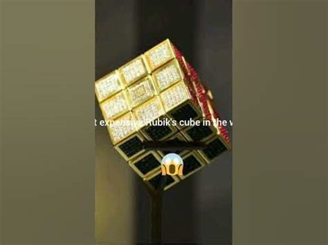 Most Expensive Rubik S Cube In The World Youtube