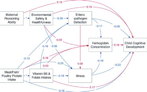 Standardised Parameter Estimates For Direct Mean Effects From Tested Download Scientific