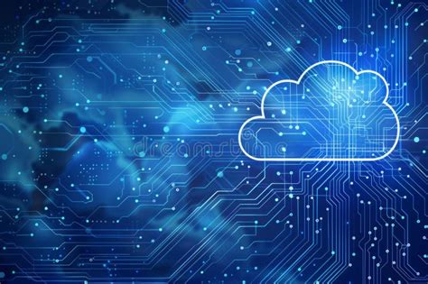Networking And Internet Communication Concept Using Cloud Computing
