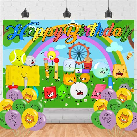 Battle Dream Island Birthday Party Backdrop Battle Dream Island Birthday Party