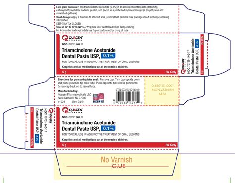 Triamcinolone Acetonide Dental Paste