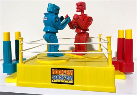 Rockem Sockem Robots Ring Rock Marx Sock Classic Boxing Match Rockem Sockem Robots
