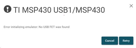 Lp Xds110et Issues Programming The Msp430fr6047 And The Msp430f5528